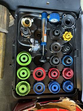 CORNWELL MSM1400P Master Coolant Pressure Tester Kit